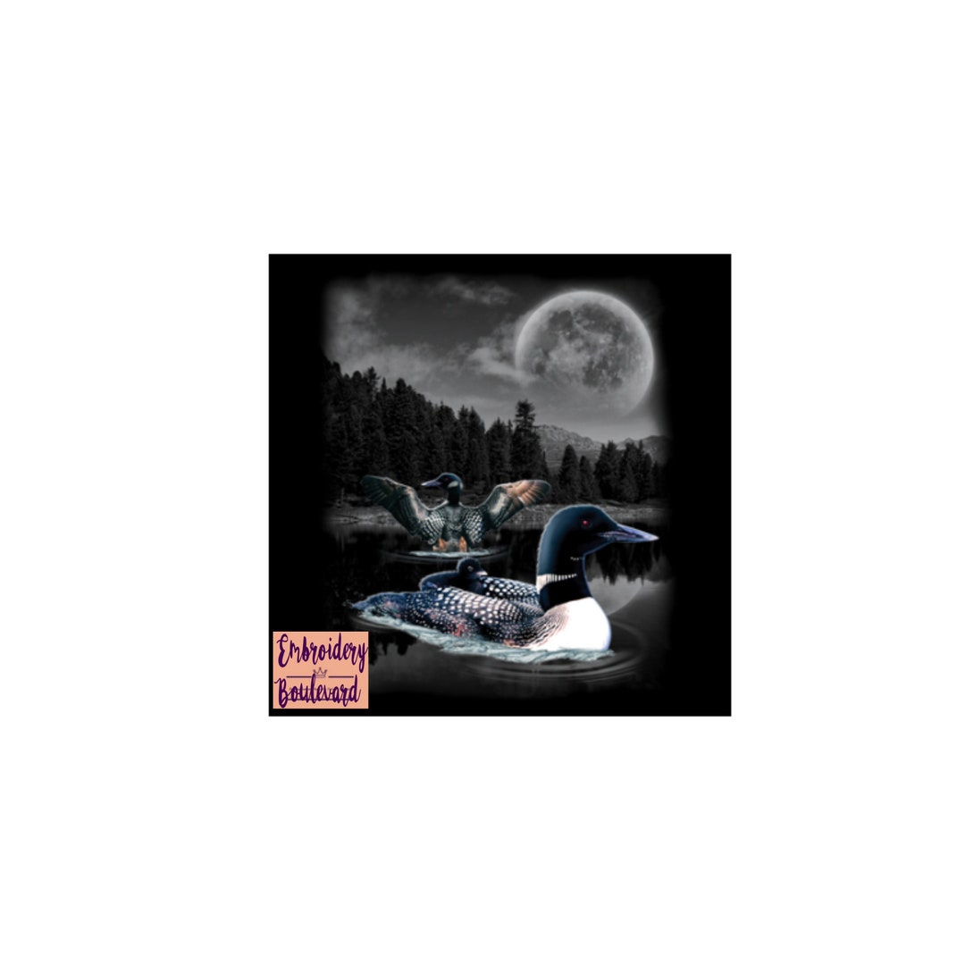 Moonlight Loons Shirt, Loon Family T-shirt, Loon Graphic Shirt, Loon ...