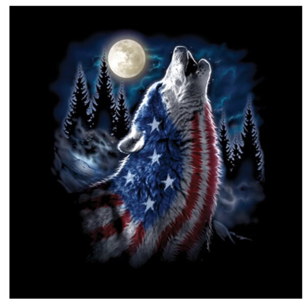 Wolf and Moon - Etsy