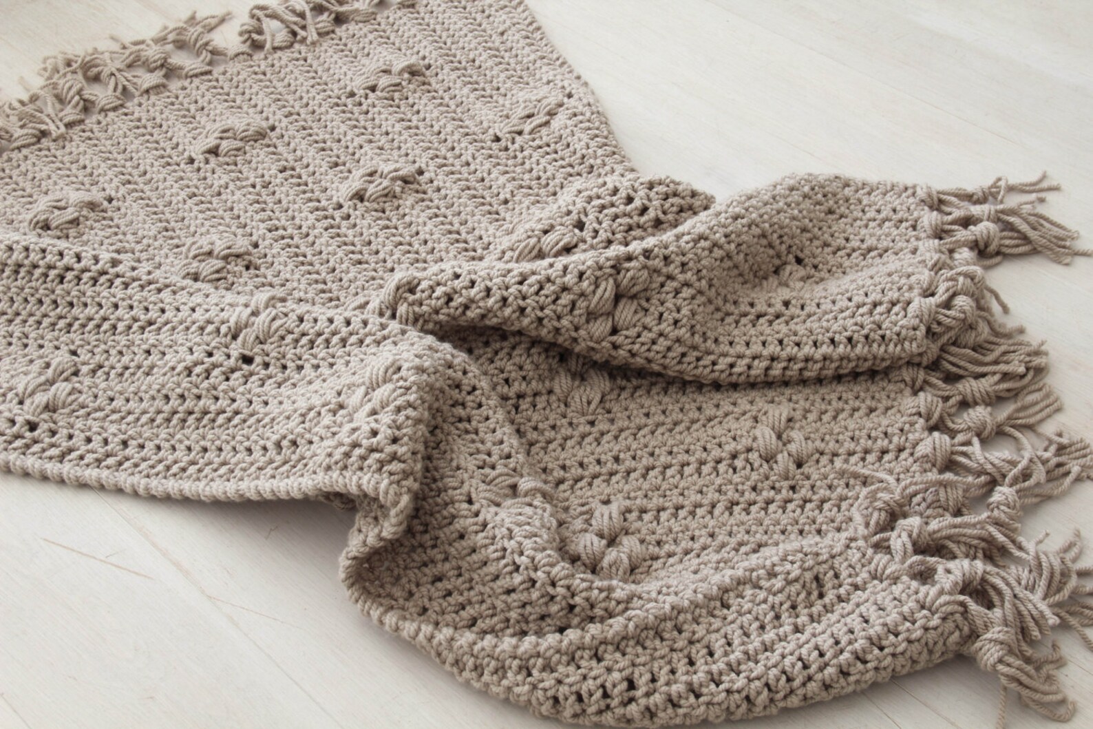 Crochet Pattern Pebble Stone Throw - Etsy