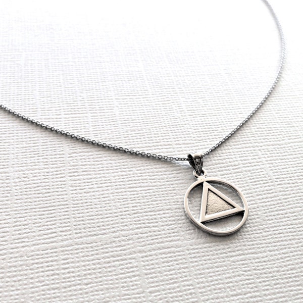 Triangle Necklace - Etsy