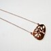 Tree of Knowledge Necklace in Sterling Silver (18k Rose Gold Plating ...