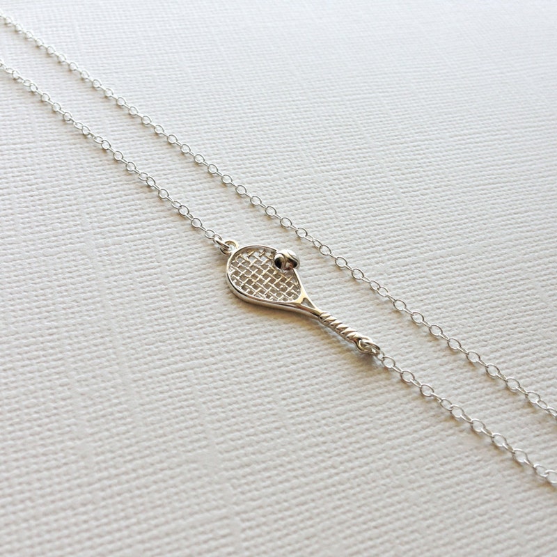 Tennis Racket Necklaces - Etsy