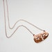 Tree of Knowledge Necklace in Sterling Silver (18k Rose Gold Plating ...