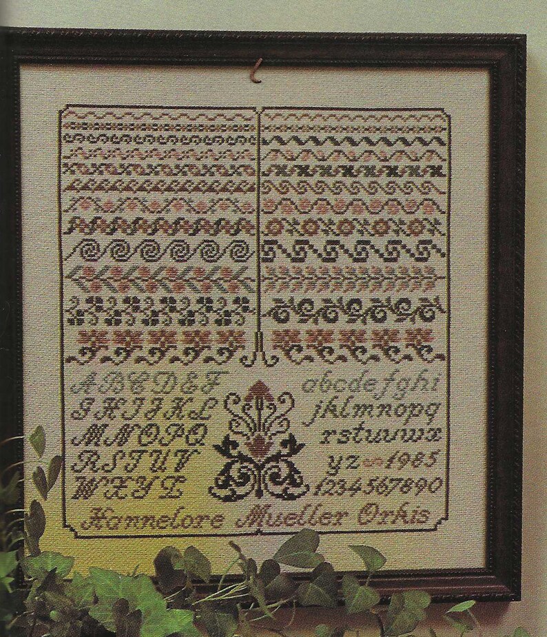 Saxon Borders Sampler PDF Pattern - Etsy