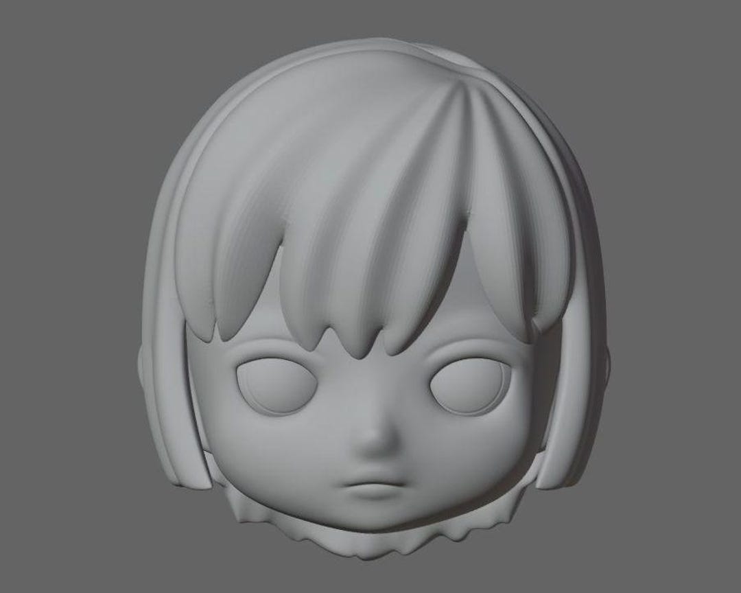 Nanoko (STL File of Bjd-head for 6.5cm Body) - Etsy