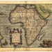 Map of Africa From the 1500s 034 Ancient Old World Cartography ...