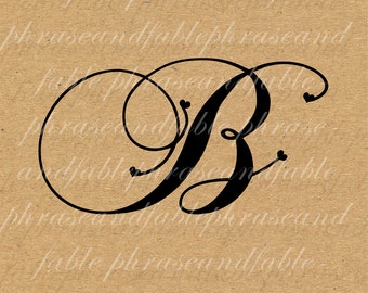 Letter L Hearts 282 Digital Download Alphabet Initial Name Glyph ...