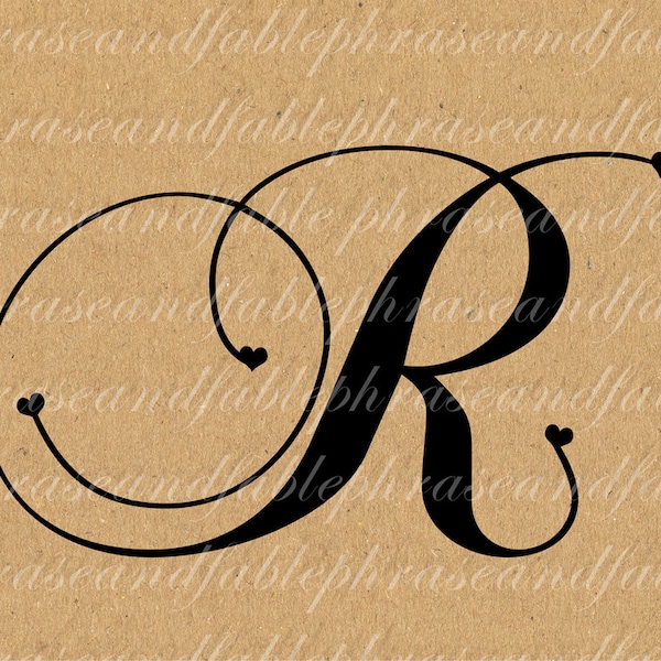 Letter R - Etsy