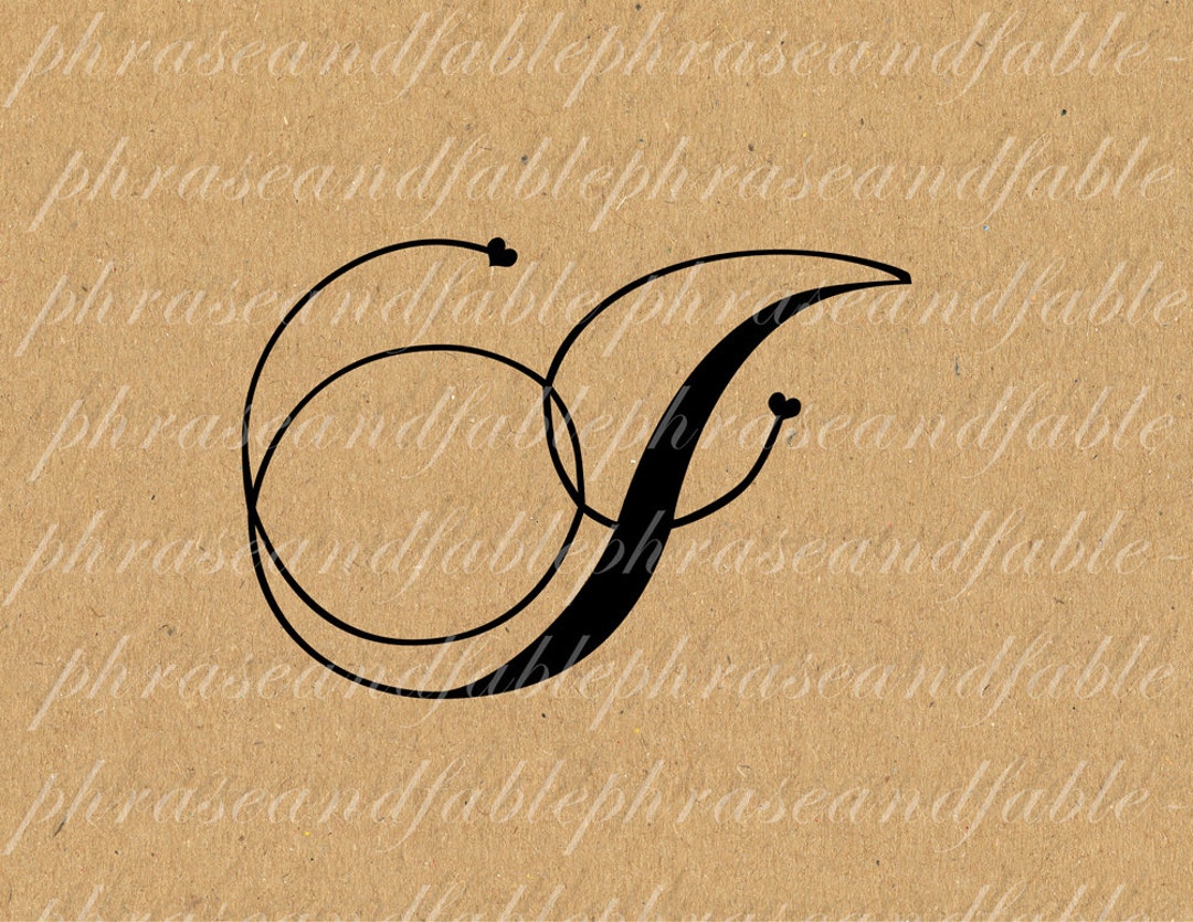 Letter I Hearts 344 Digital Download Alphabet Initial Name Glyph ...