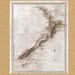 Map of New Zealand From the 1700s 200 Map Islands Beach Paradise Travel ...