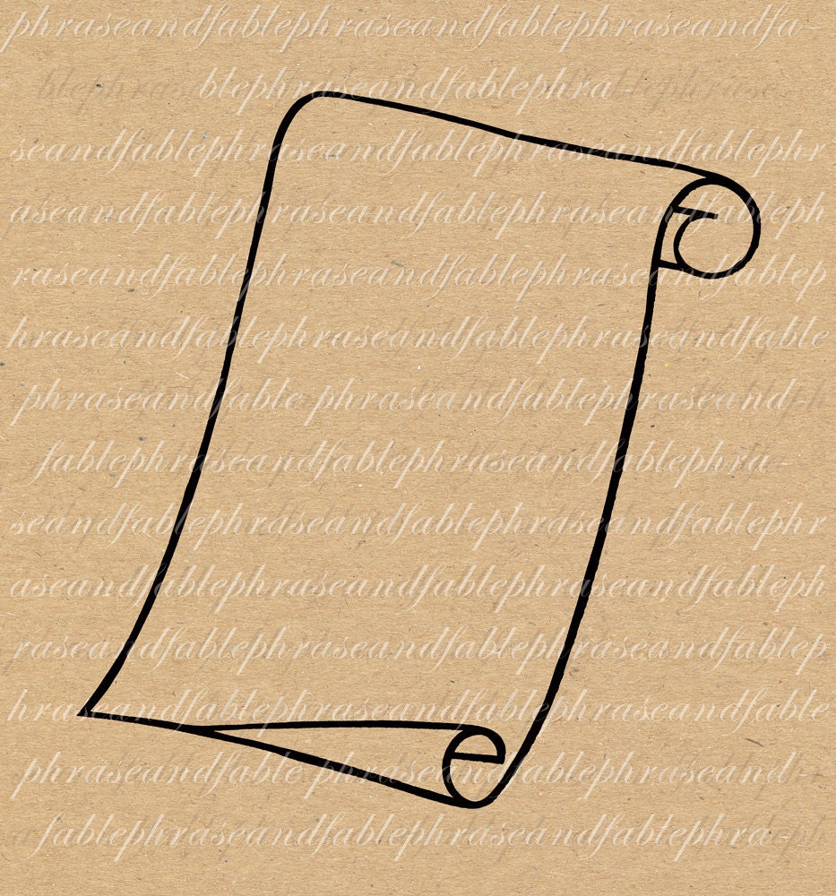 Blank Scroll Template