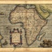 Map of Africa From the 1500s 034 Ancient Old World Cartography ...