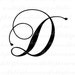 Letter D Hearts 275 Digital Download Alphabet Initial Name Glyph ...