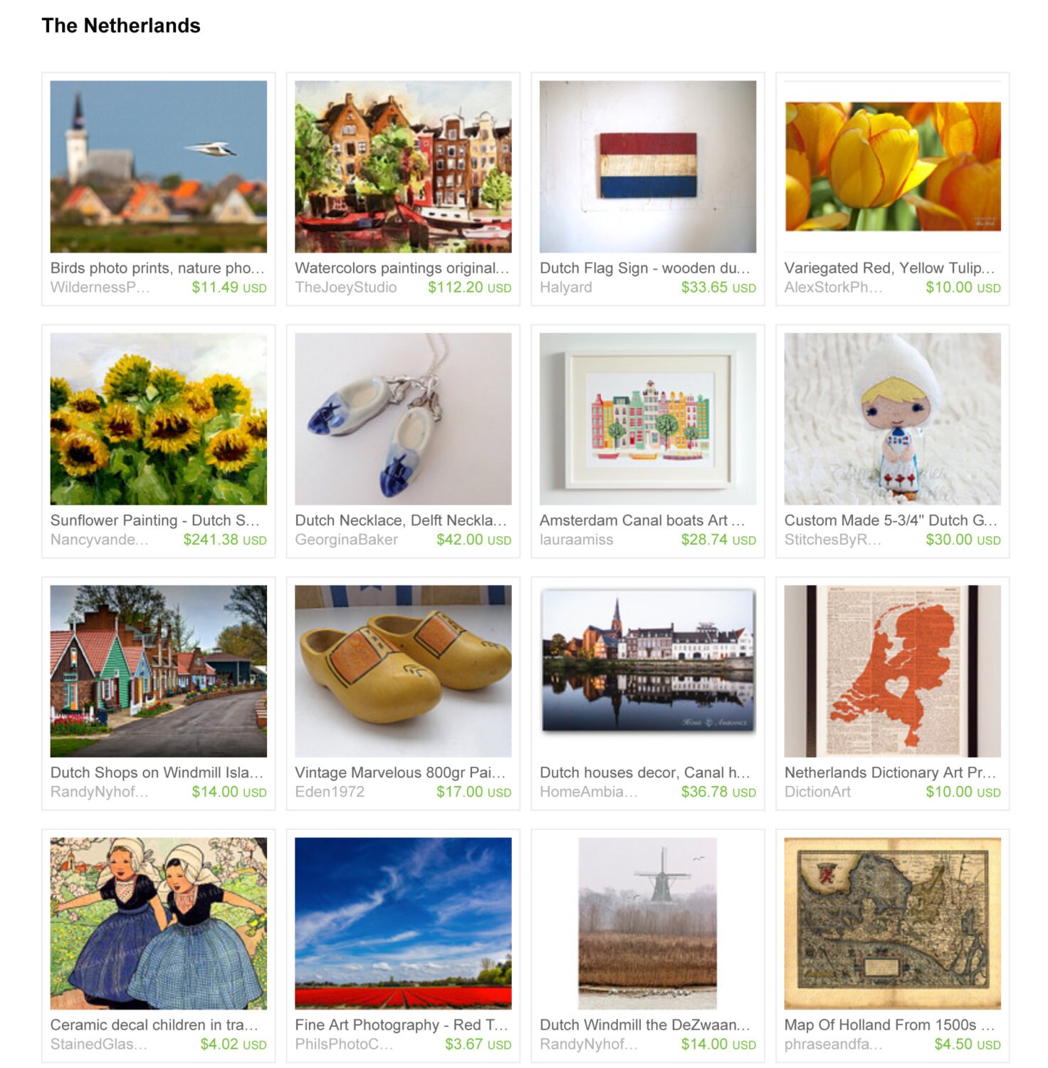 Map Of Holland From 1500s Amsterdam Rotterdam Hague Haarlem Ancient ...