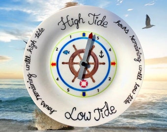 Ceramic Tide Clock - Etsy
