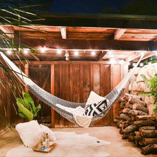 Hammock Table Outdoor Hanging Table Rope Hung End Table - Etsy