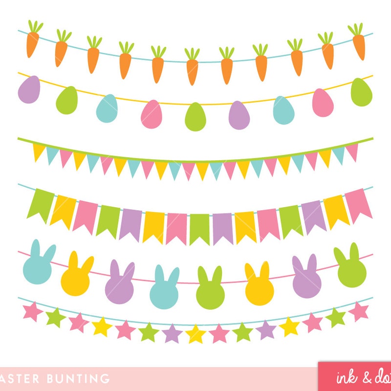 Easter Bunting - Etsy