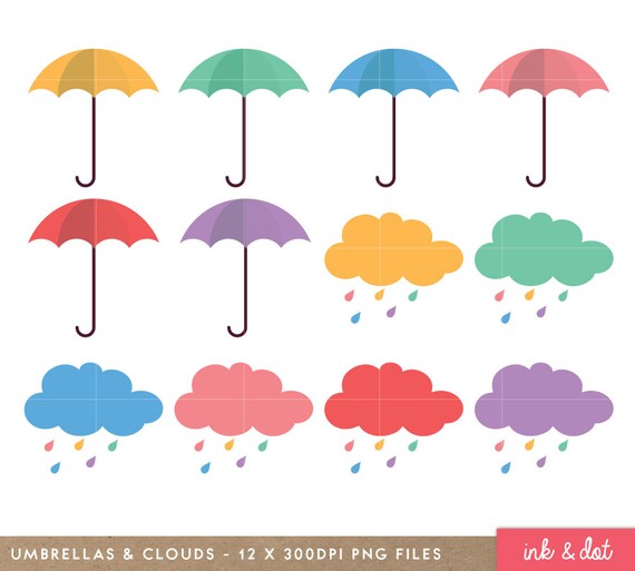Umbrella Rain Clip Art