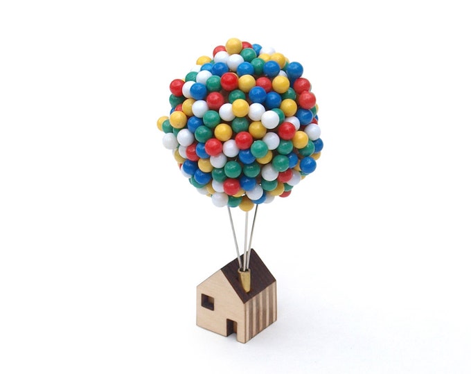 Balloon Pin House - Etsy