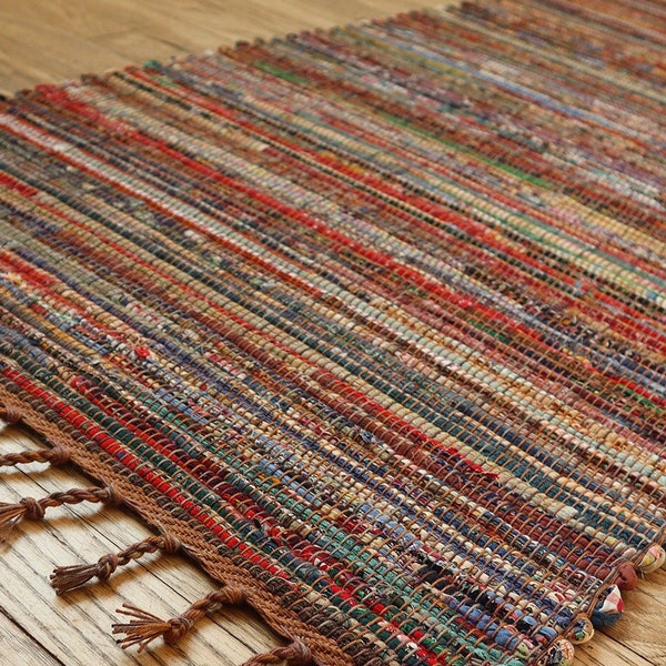 Rag Rug - Etsy