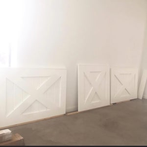 Custom Barn Door Baby Gate, White Painted Pet Gate - Etsy