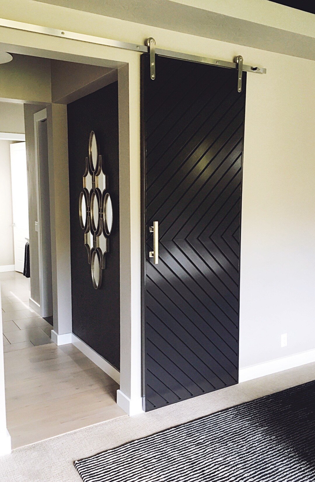Modern Sliding Barn Door, Custom Modern Farmhouse Barn Door, Modern ...