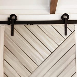 Custom Chevron Arrow Barn Door, Layered Paint Finish - Etsy