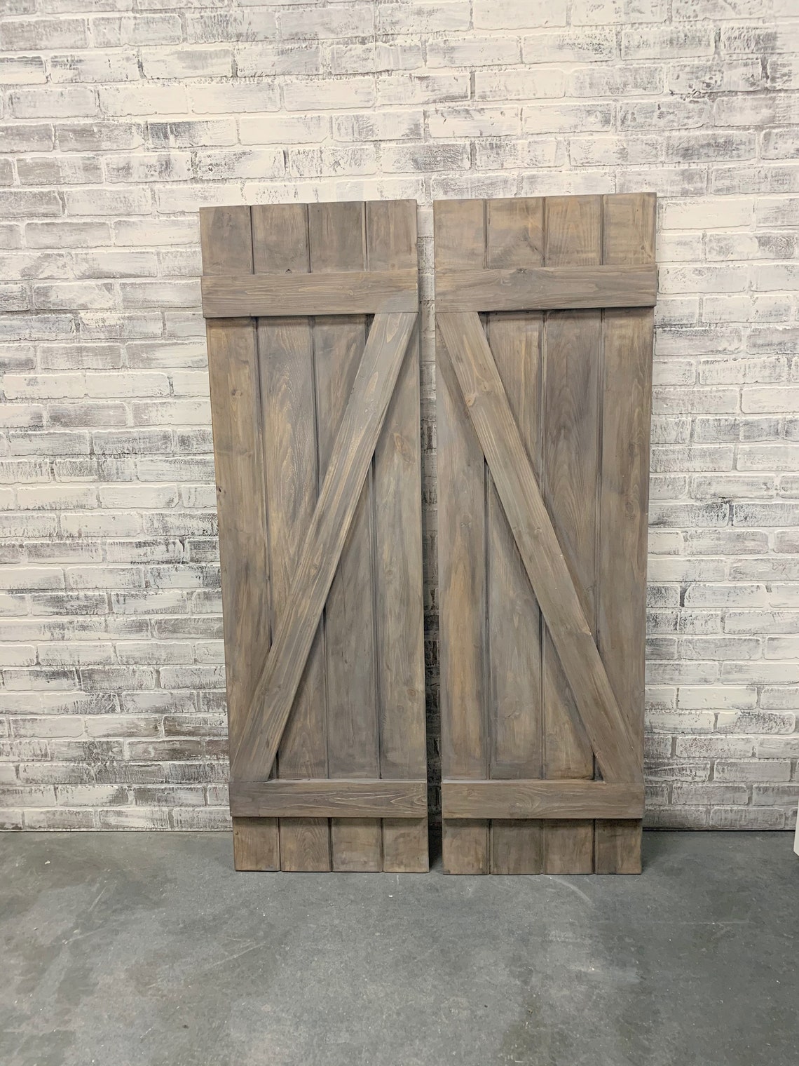 Barn Door Shutters Custom Barn Door Shutters - Etsy