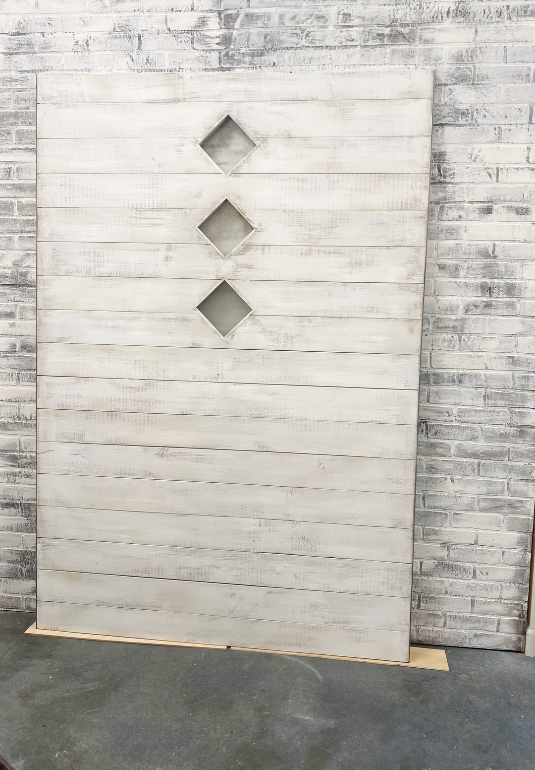 Horizontal Plank Barn Door, Bohemian Barn Door, Glass and Wood Barn ...