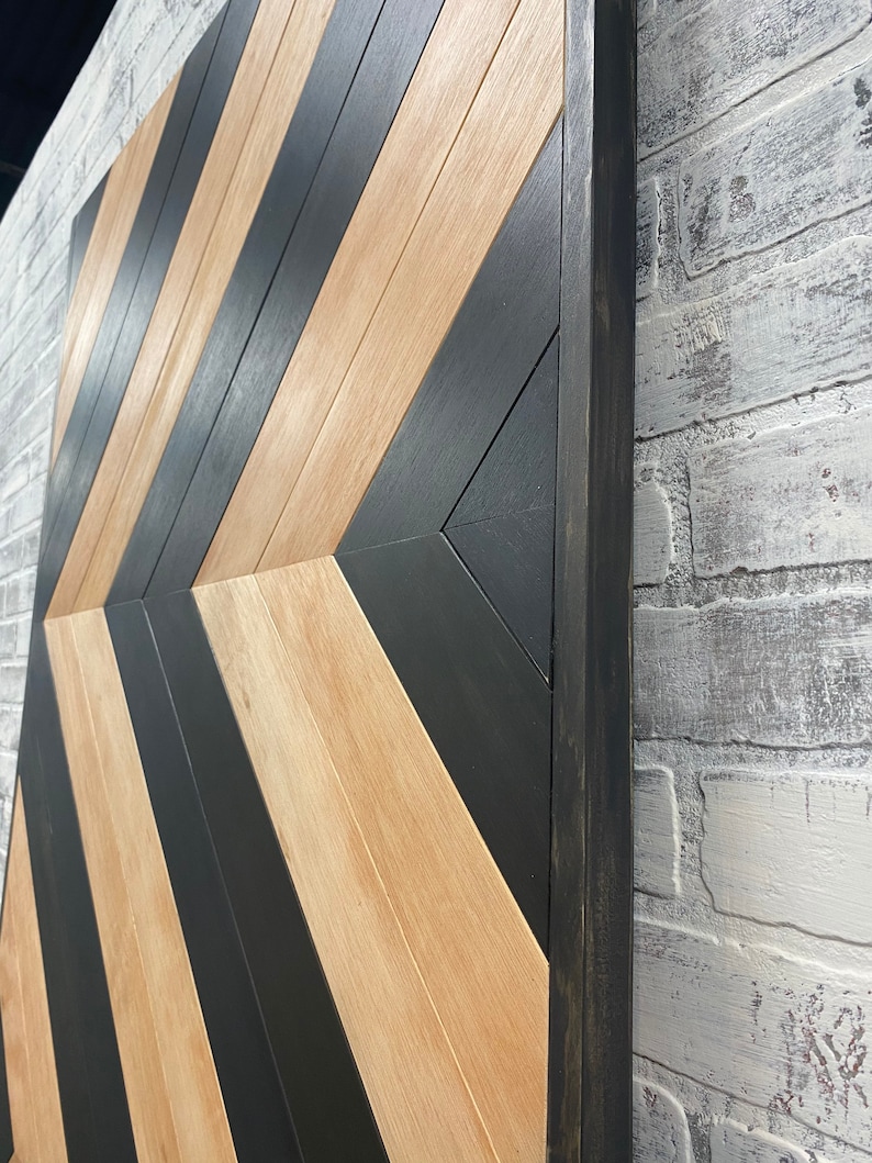 Custom Modern Chevron Barn Door - Etsy