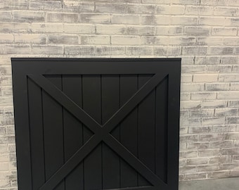 White Barn Door Baby Gate, Industrial Hardware Baby and Pet Gate - Etsy