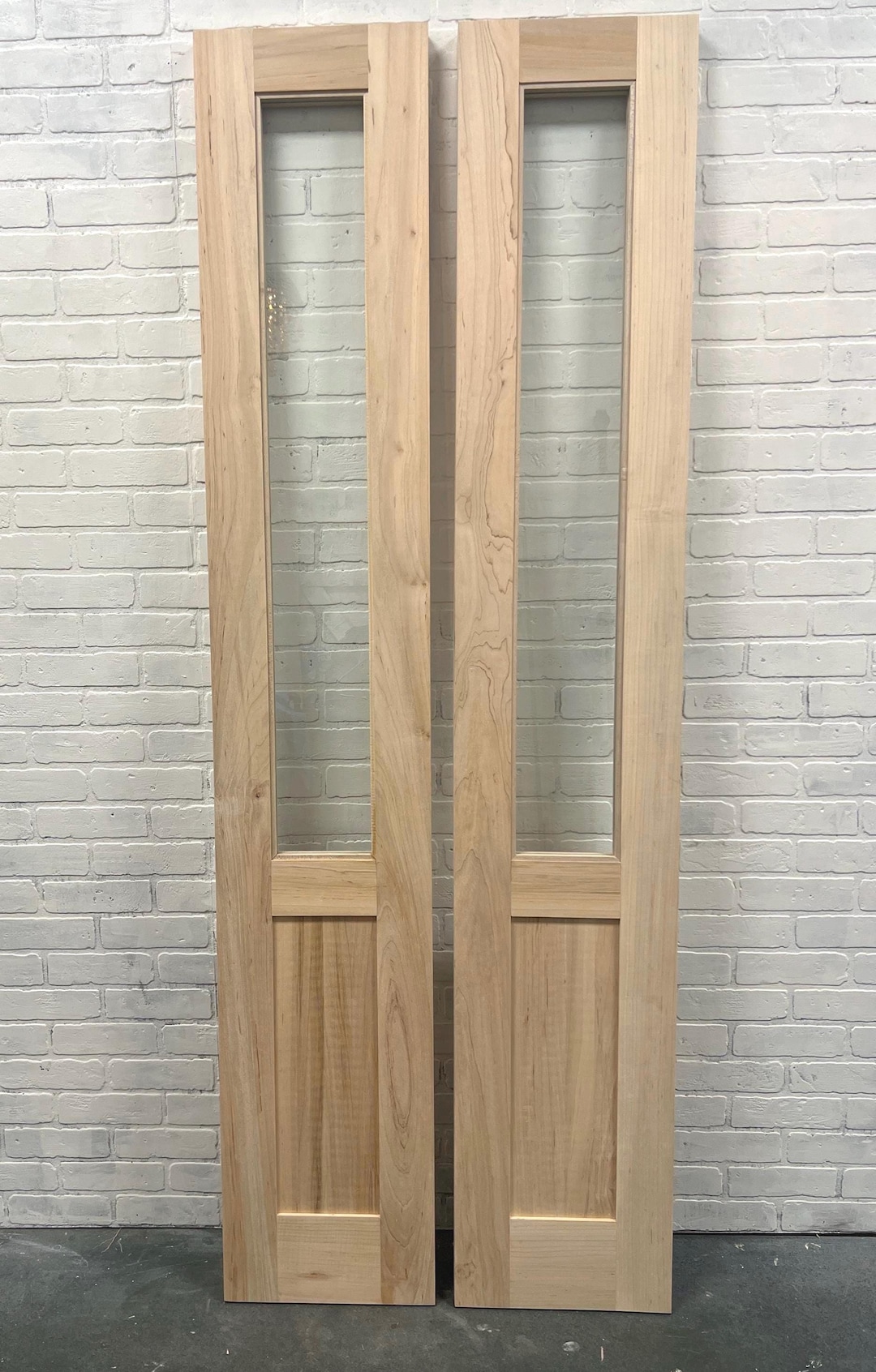 Custom Wood Glass Door, Single Lite Design - Etsy