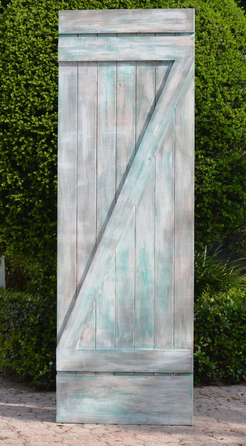Shabby Chic Custom Sliding Barn Door - Etsy