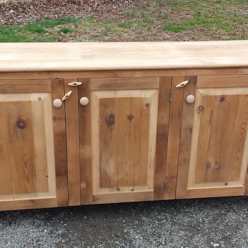 5ft Reclaimed Barnwood Buffet Unfinished Side Board Buffet - Etsy