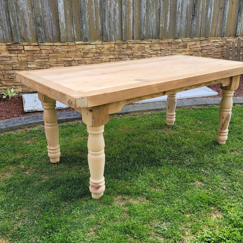 Rustic Farm Table - Etsy