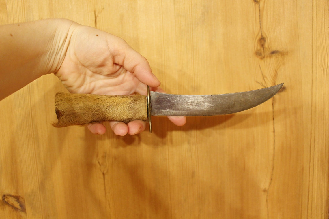 Taxidermy knife Deer foot knife Vintage handmade knife sharp | Etsy