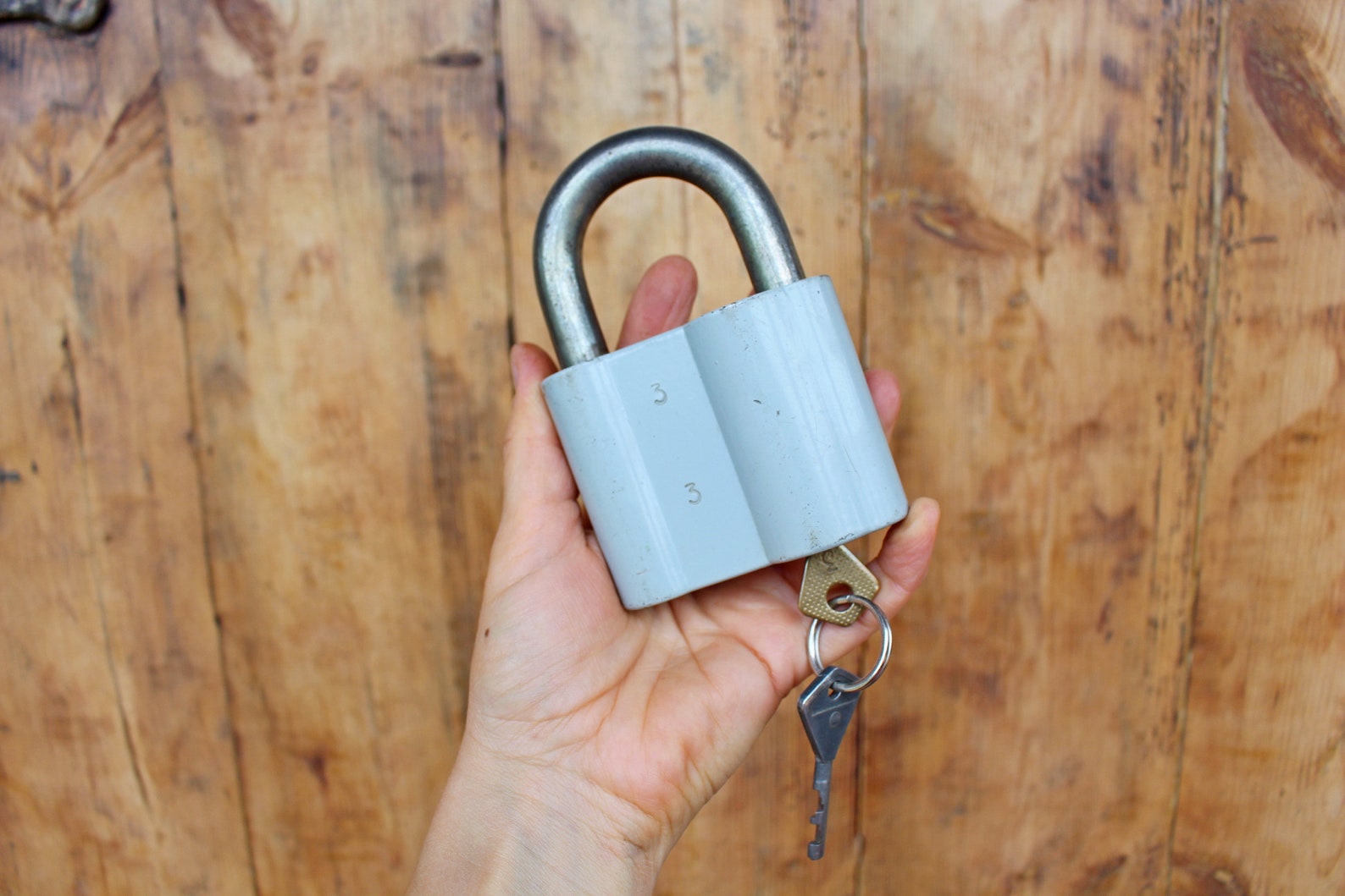 Soviet vintage padlock with 2 keys LARGE Soviet padlock | Etsy