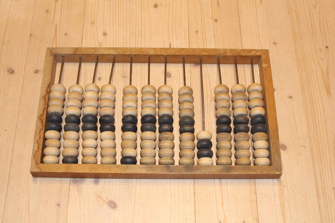 Antique Abacus Large Vintage Abacus Vintage Abacus Rustic - Etsy