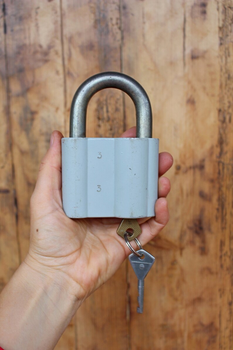Soviet Vintage Padlock With 2 Keys LARGE Soviet Padlock - Etsy