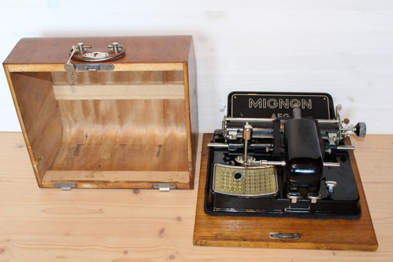 Rare WORKING Typewriter AEG MIGNON Model 4 Antique Typerwriter - Etsy