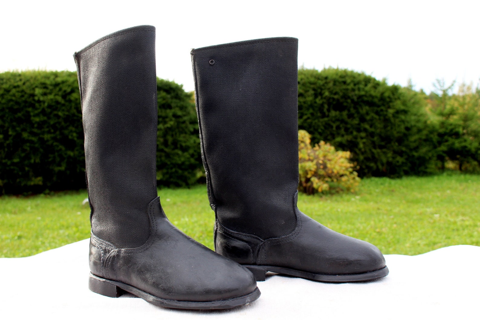 Soviet Vintage Army Boots REAL LEATHER Size 8 Soviet Soldiers | Etsy