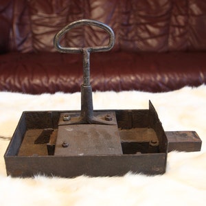 MASSIVE Antique Door Lock 11 Lbs HANDMADE Gate Lock Castle Lock Cellar ...