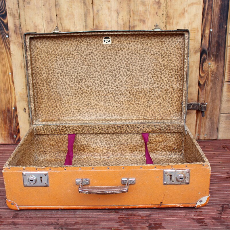 Antique Suitcase - Etsy