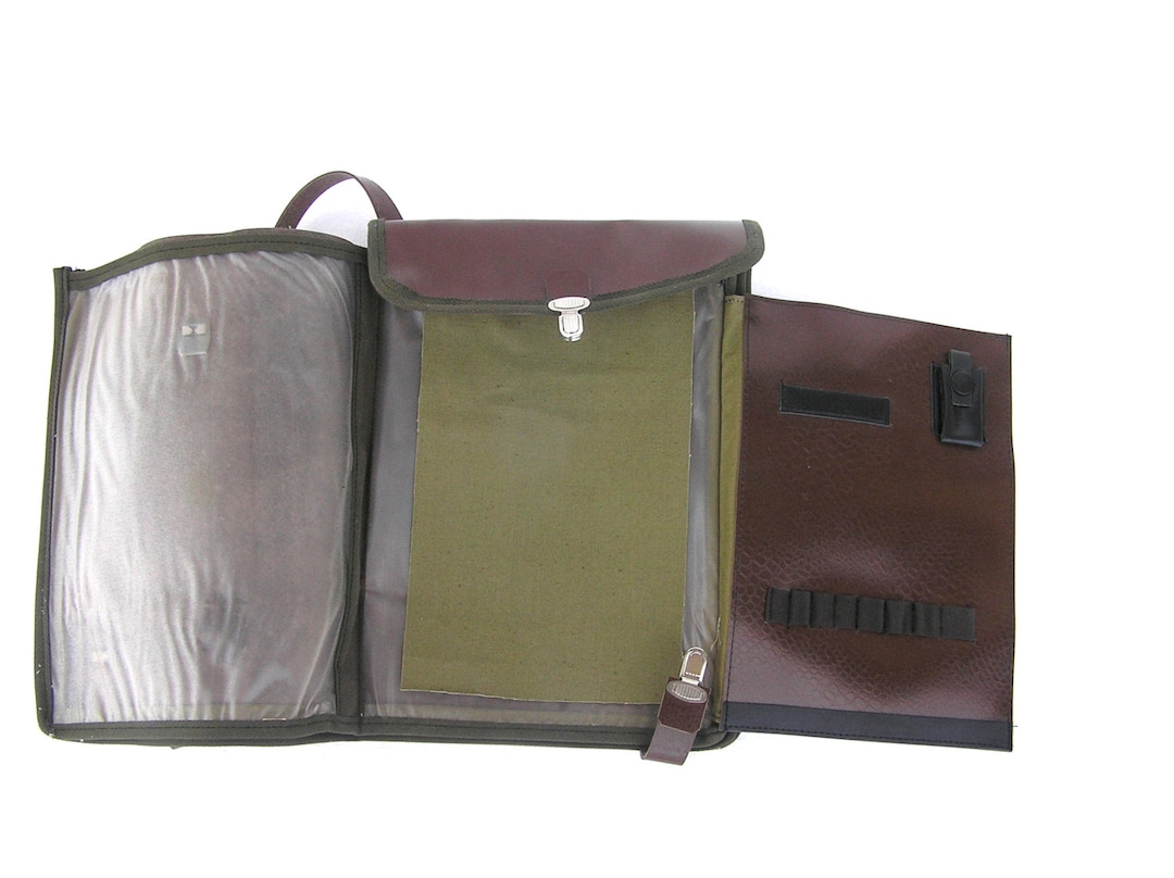 Soviet Map Bag Unisex Messenger Bag, Dark Brown Unisex Bag, UNUSED ...