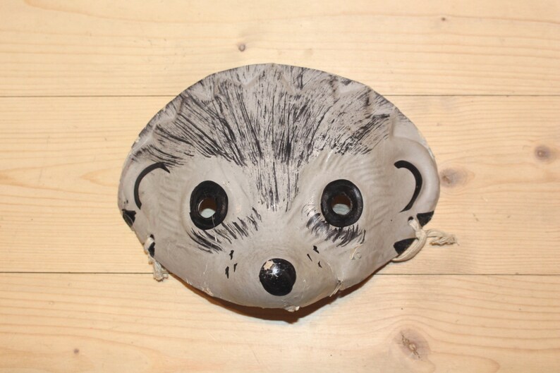 Hedgehog Mask Soviet Vintage Kids Mask RARE Vintage Kids Mask - Etsy