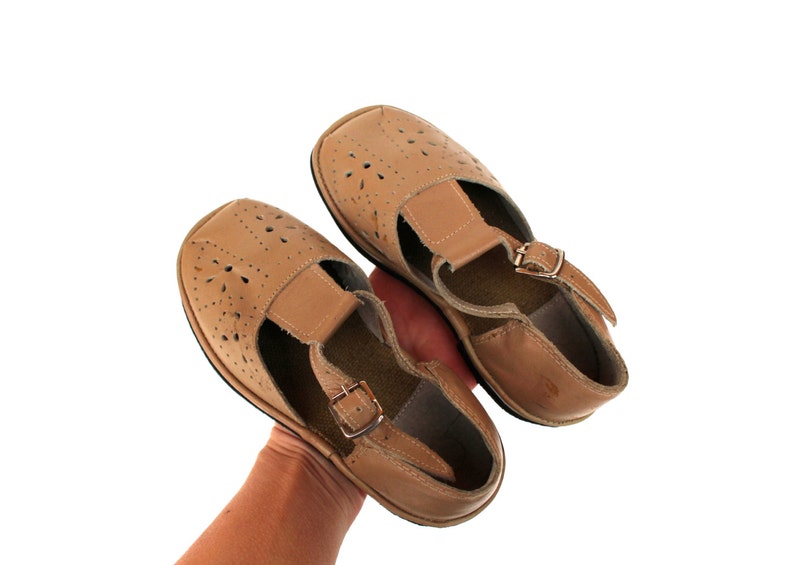 Soviet Vintage Girls Sandals UNUSED Girls Leather Shoes Retro - Etsy