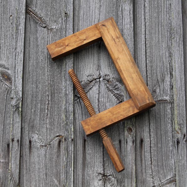 Antique C Clamp - Etsy