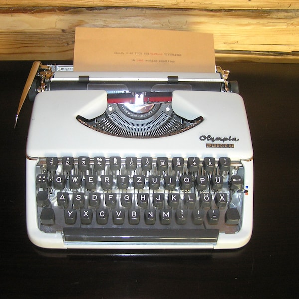 Olympia Typewriter - Etsy