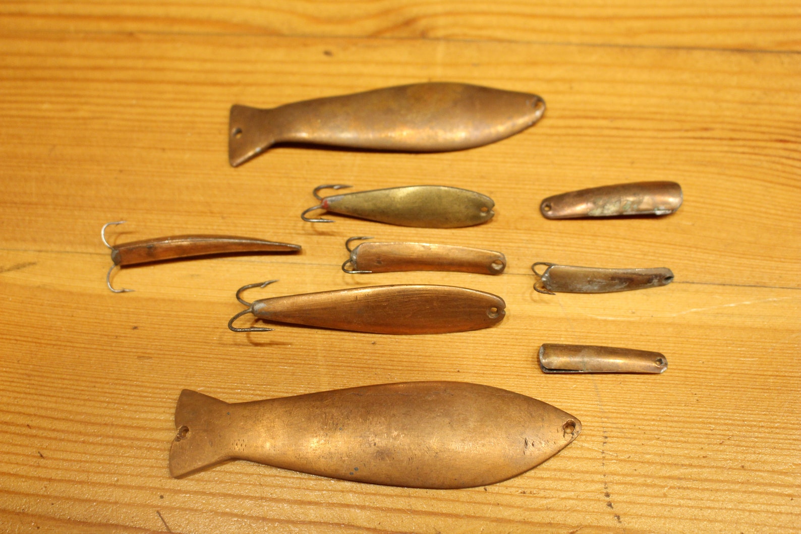 Handmade COPPER Lures Soviet Vintage Handmade Fishing Lures - Etsy