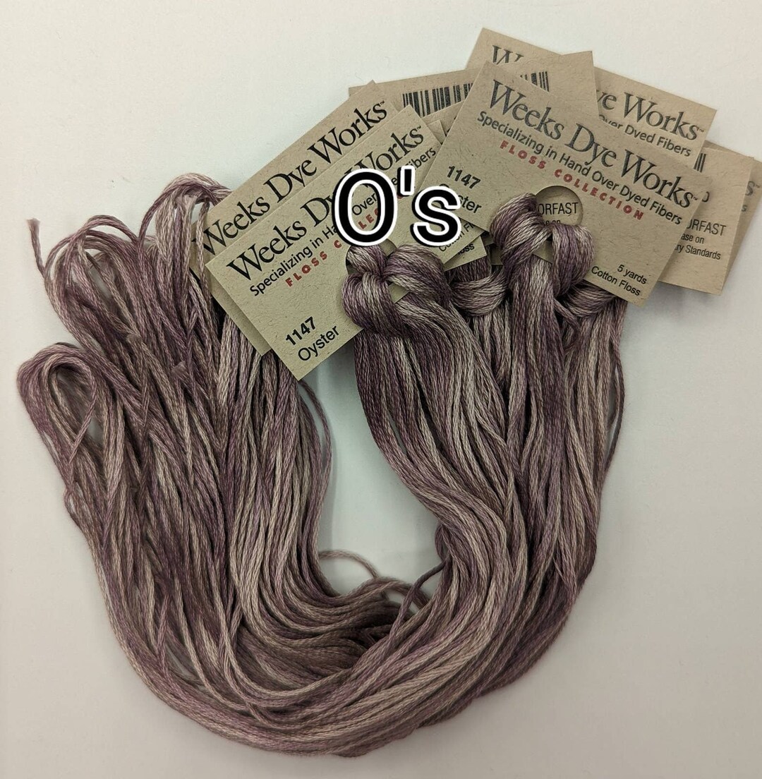 Weeks Dye Works - Hand Over Dyed Floss Collection - O's - Etsy